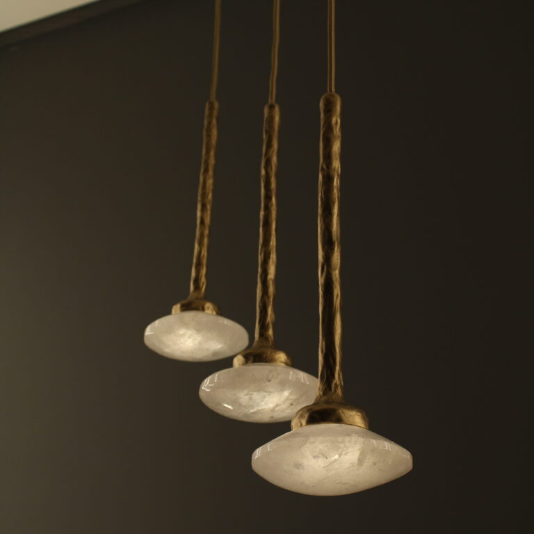 Crystal Quartz Pendant Light Aurah Rock - Haus of Aurah: Interior ...