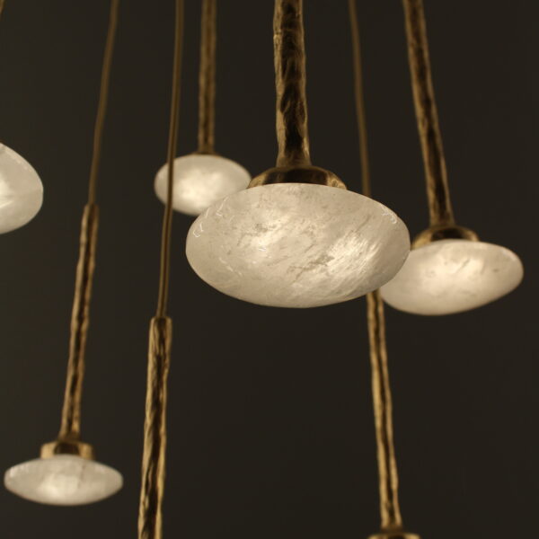 Crystal Quartz Pendant Light Aurah Rock - Haus of Aurah: Interior ...