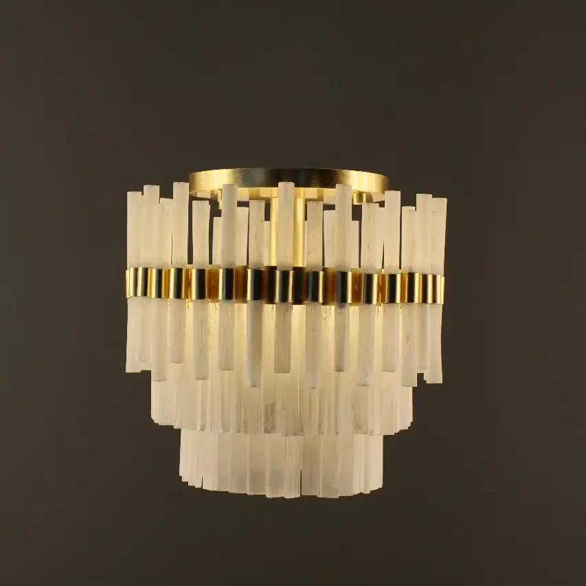 Decorative PARIS Ceiling Light in Natural Stone - Haus of Aurah ...